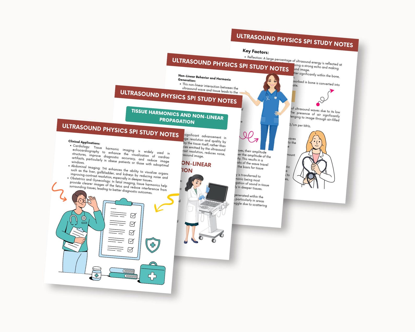 Ultrasound Physics SPI Study Notes | Level 2 SPI Exam Prep | Physics ...