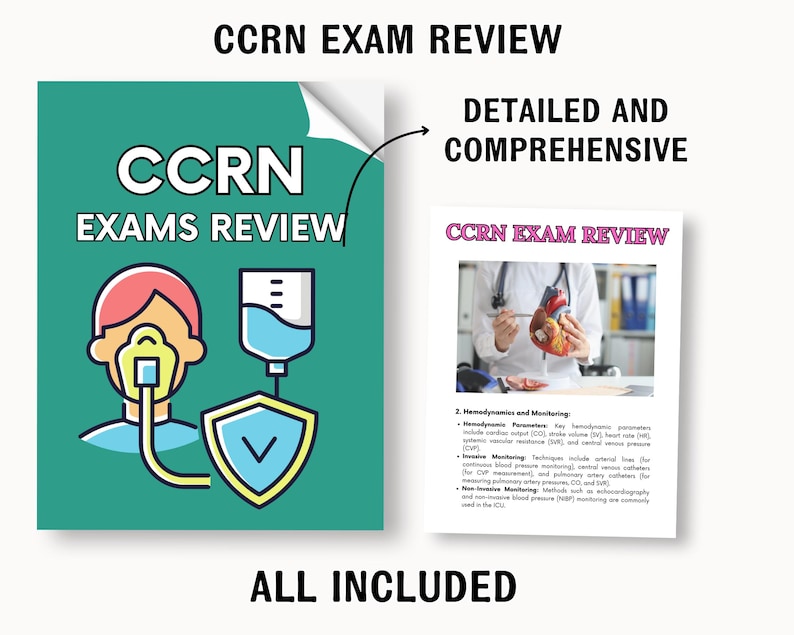 CCRN Exam Review: Study Guide & Cram Sheet, 2026 New (PDF) - Etsy