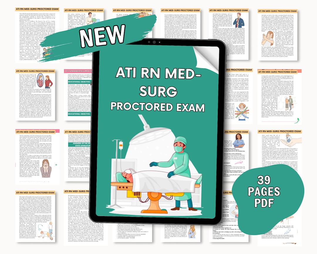 ATI RN Med-surg Proctored Exam Study Guide (digital Download) - Etsy