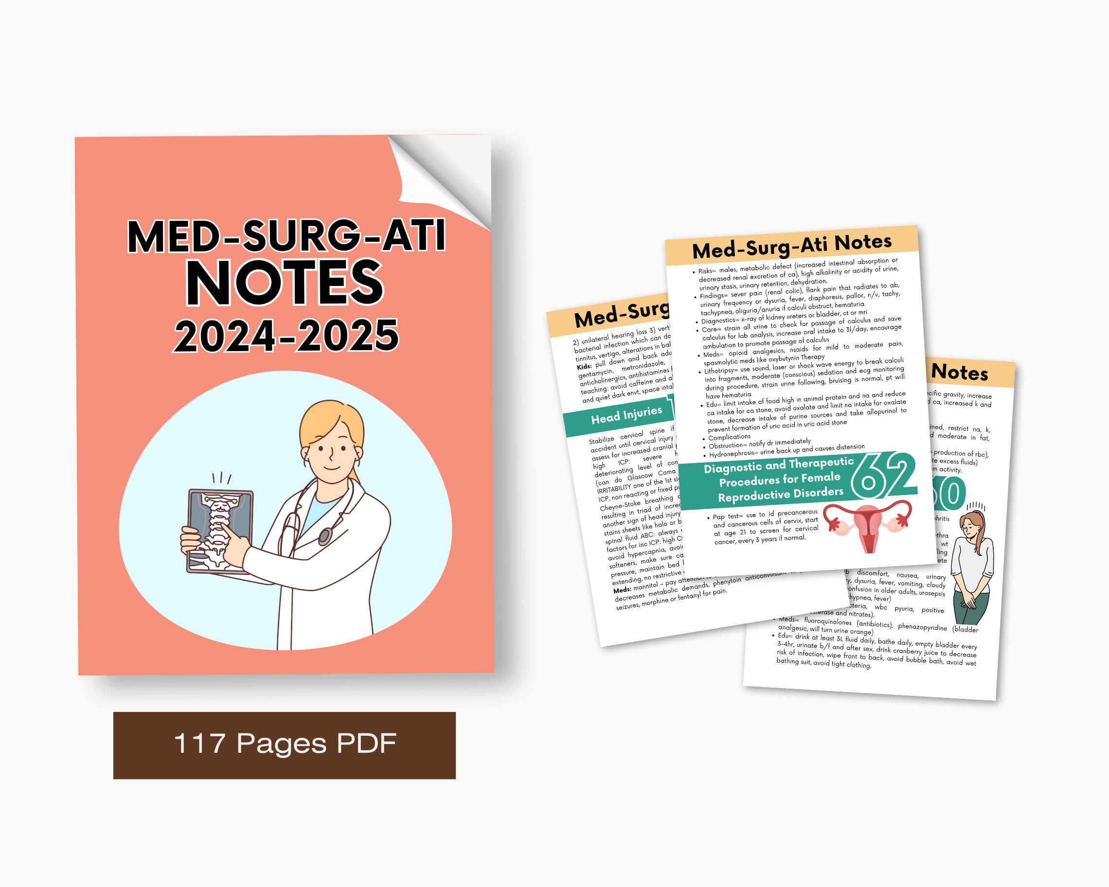 Ultimate Med-surg Study Bundle 2024-25, Nursing Study Guide, Med Surg ...