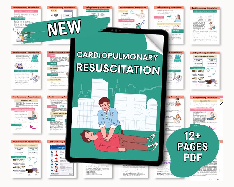 Cardiopulmonary Resuscitation | Cardiology | A&P Guide | 13 Pages ...