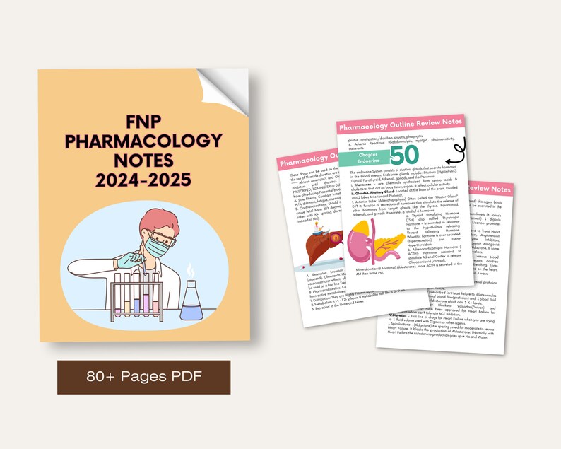 FNP Pharmacology Review Study Guide 2024 for Family Nurse Practitioner ...