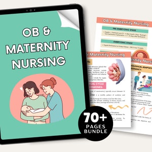 OB & Maternity Study Guide, Nursing Student Study Guide, Labor and ...
