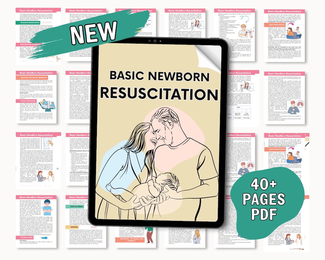 Basic New Born Resuscitation ! Pediatric Nurse ! Complete 40 + Pages ...