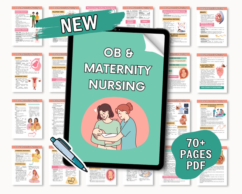 OB & Maternity Study Guide, Nursing Student Study Guide, Labor and ...