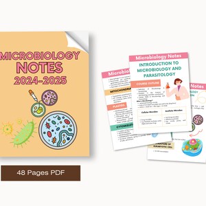 Microbiology Masterclass Notes: Medical Student Cheat Sheet (digital ...