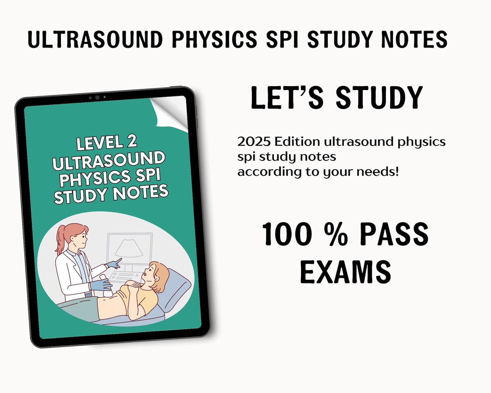 Ultrasound Physics SPI Study Notes | Level 2 SPI Exam Prep | Physics ...
