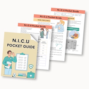 NICU Nurse Pocket Guide: RN & Student Nurse Reference (PDF) - Etsy