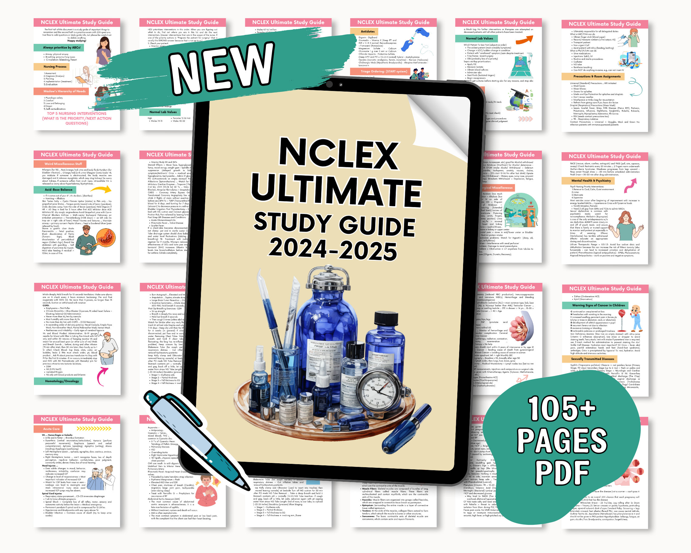 2024 Next Gen NCLEX Study Guide, Ultimate NCLEX Study Guide for the New ...