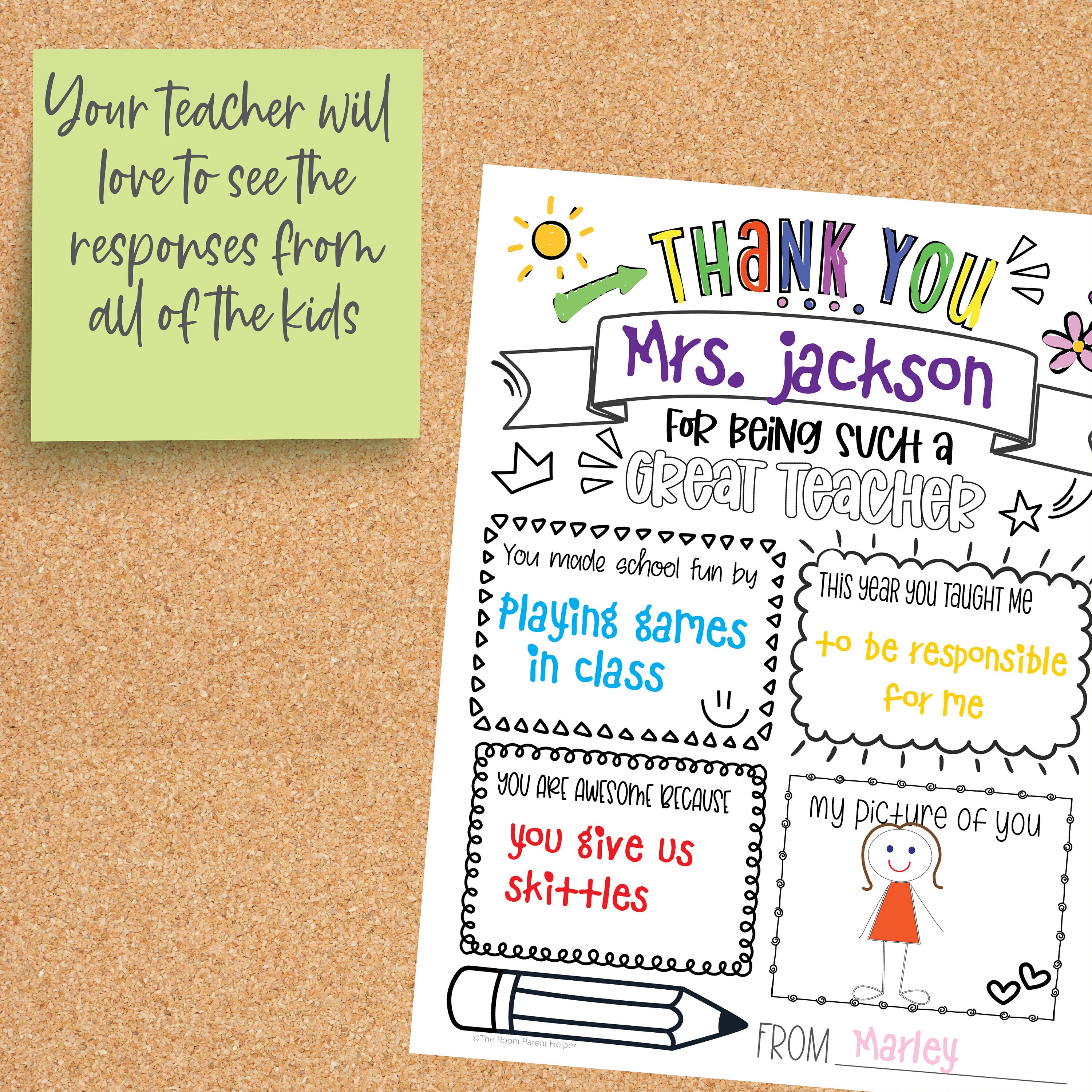 Teacher Appreciation Week Printable , Printable Teacher Appreciation ...