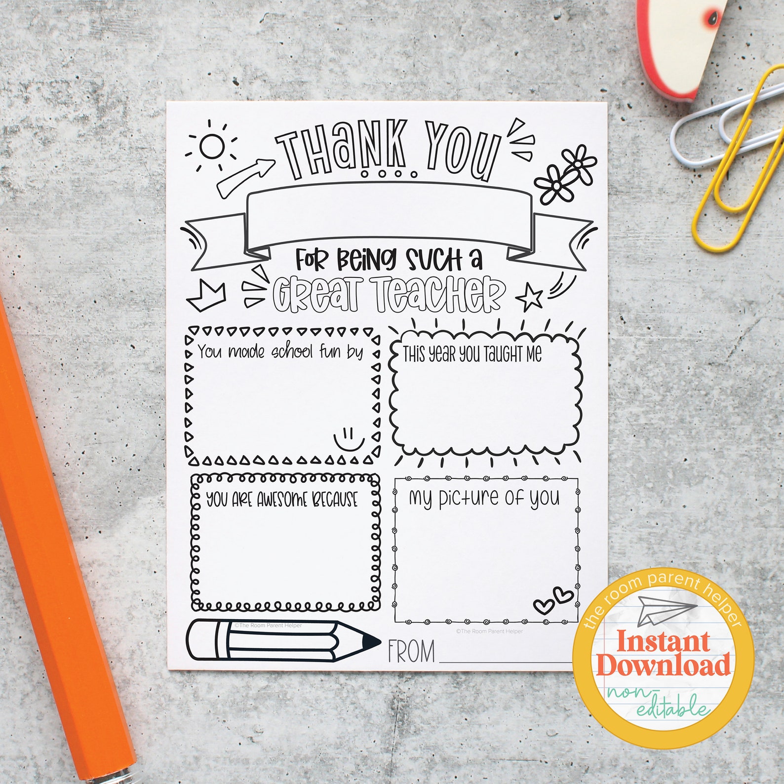 Teacher Appreciation Week Printable , Printable Teacher Appreciation ...
