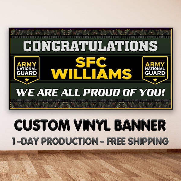 Army Banner - Etsy