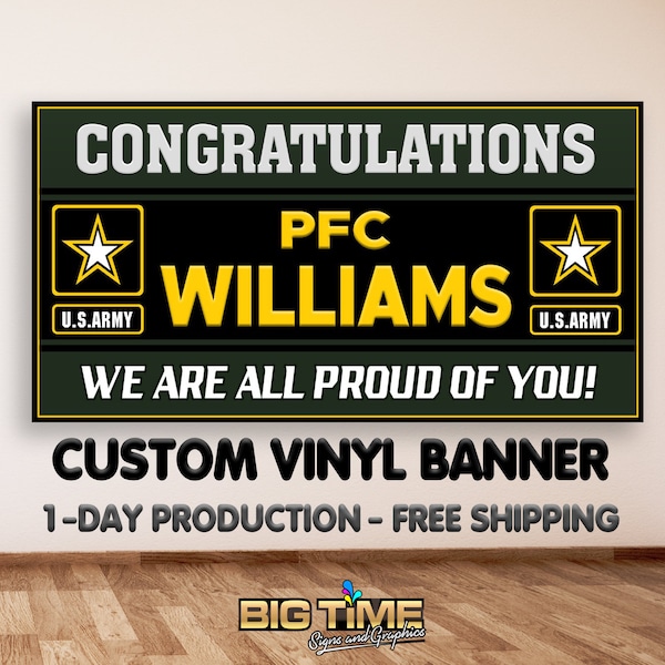 Army Banner - Etsy