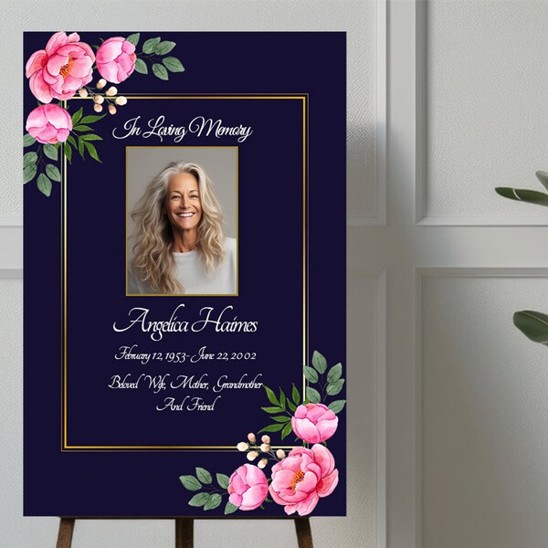 Funeral Memory Board - Etsy