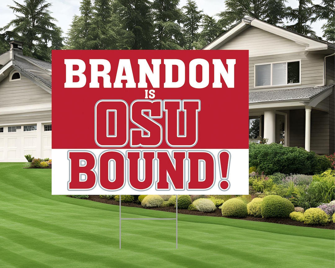 Ohio State, OSU, Buckeyes, Ohio State Yard Sign, the Ohio State ...