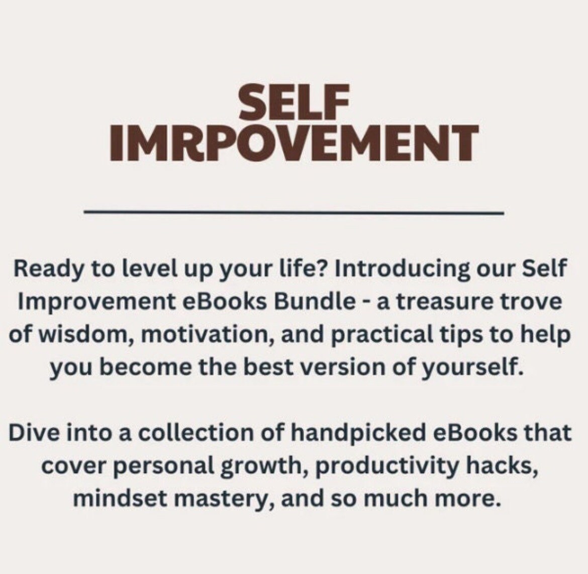 75 Best EBOOKS Self Improvement Bundle With Resell Rights | Self Help ...