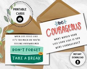 Motivational Cards Printable, Inspirational Cards, Positive Quote Cards ...
