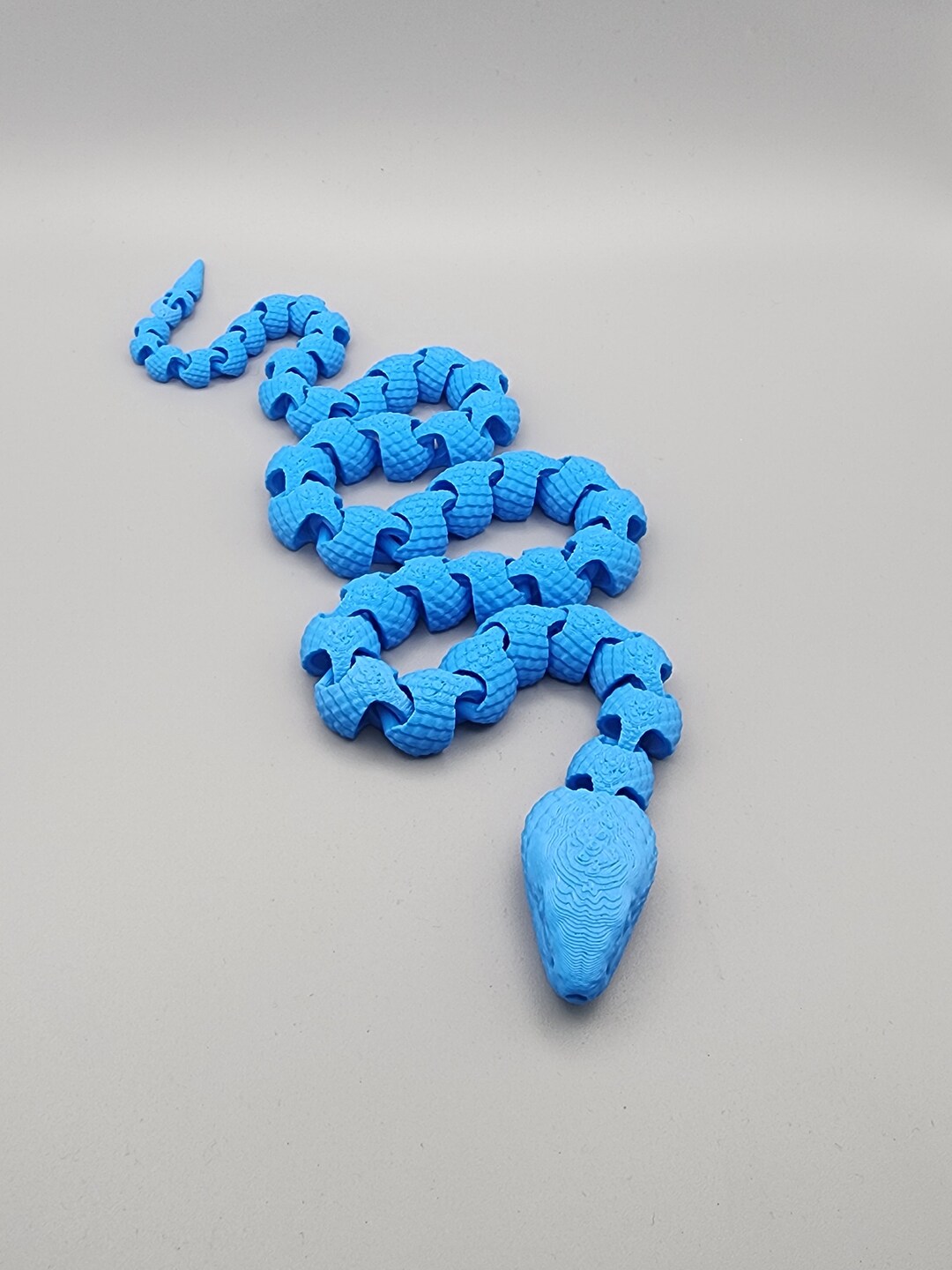 3D Printed Articulated Snake With Scales - Etsy