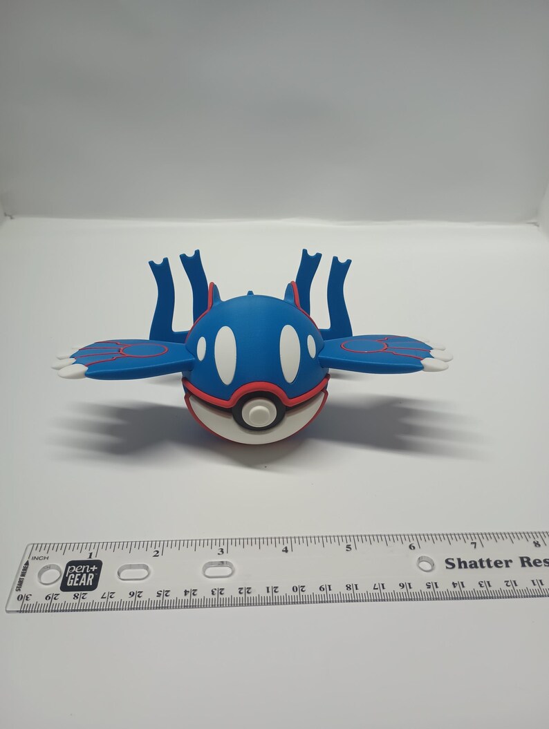 Kyogre Pokeball Display - Etsy