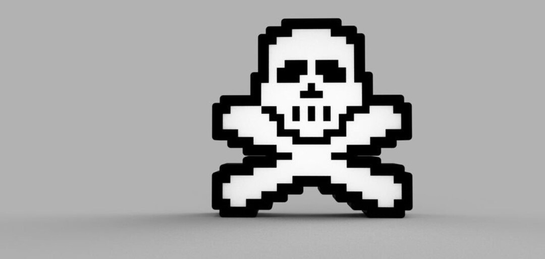 OSRS PK Skull Lamp Wall Decor Oldschool Runescape Inspired 3D LED ...