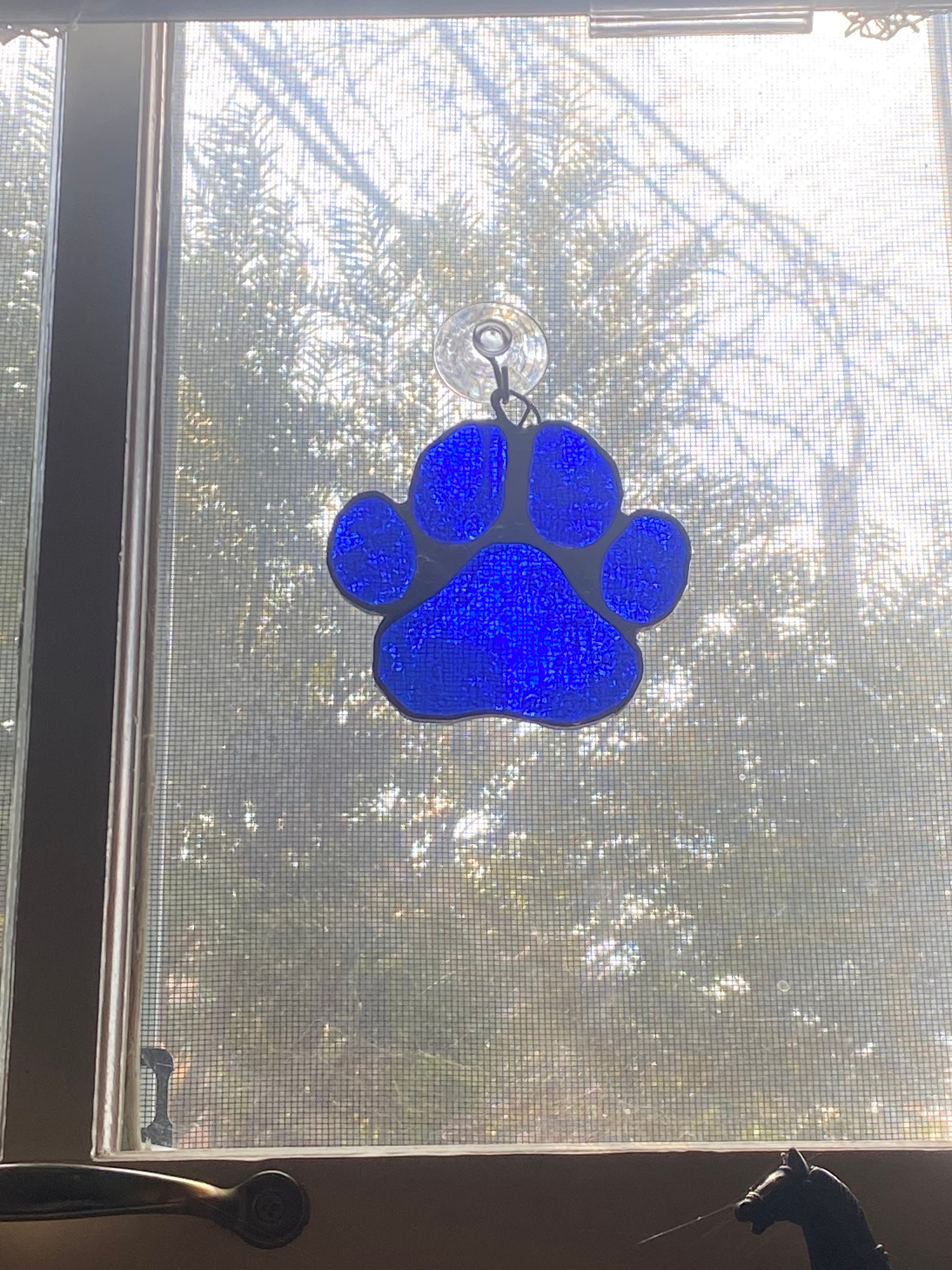 Paw Print, Royal Blue - Etsy