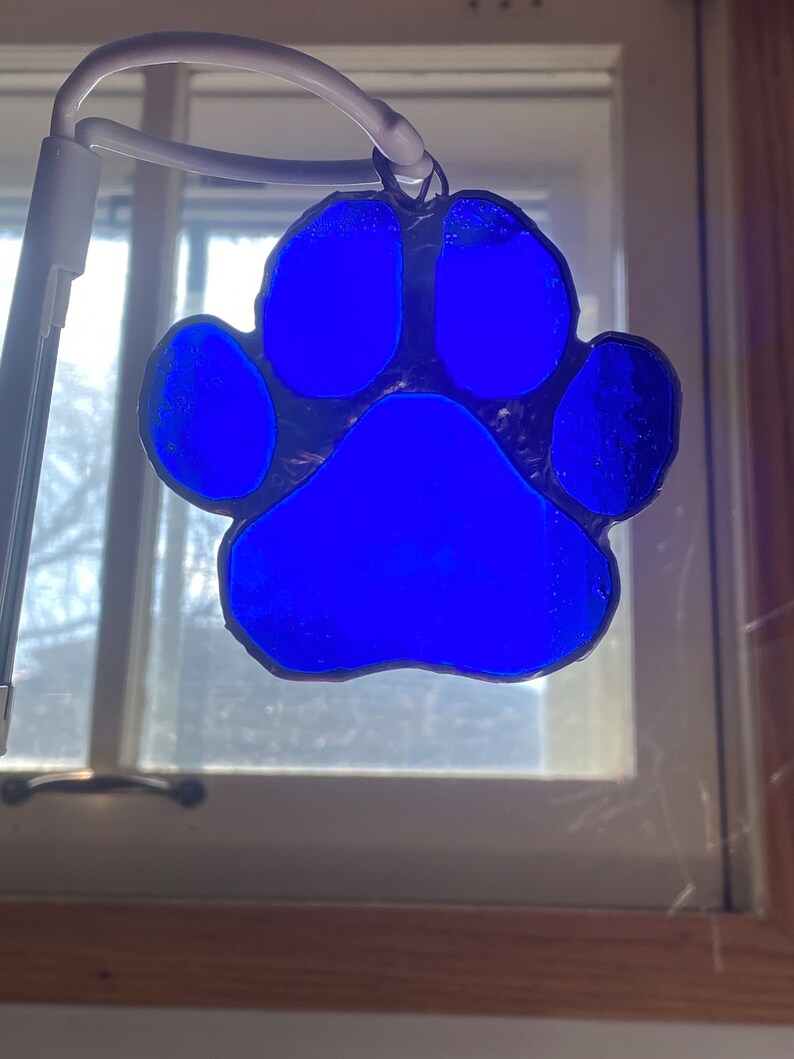 Paw Print, Royal Blue - Etsy