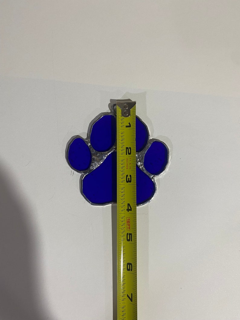 Paw Print, Royal Blue - Etsy