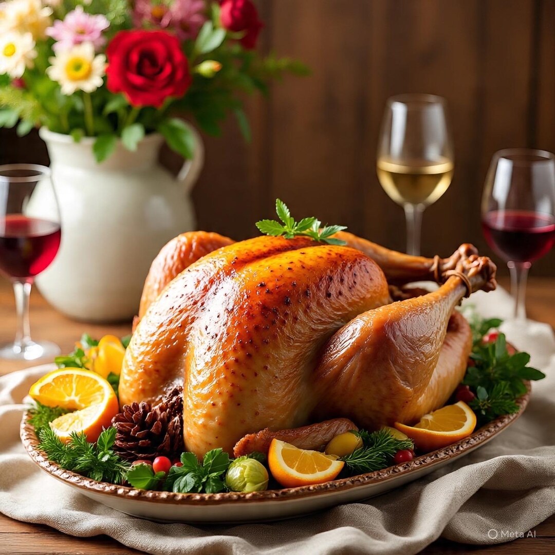 Holiday Turkey & Stuffing Recipe: Christmas Thanksgiving Dinner Guide ...