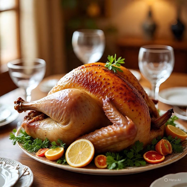 Holiday Turkey & Stuffing Recipe: Christmas Thanksgiving Dinner Guide ...