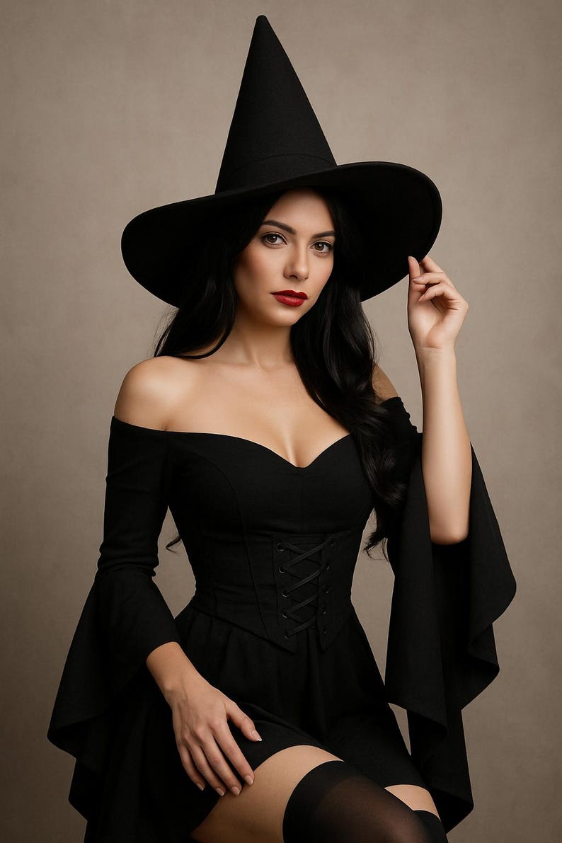 Adult Witch Hat Sewing Pattern PDF: Easy DIY Halloween Costume (digital ...