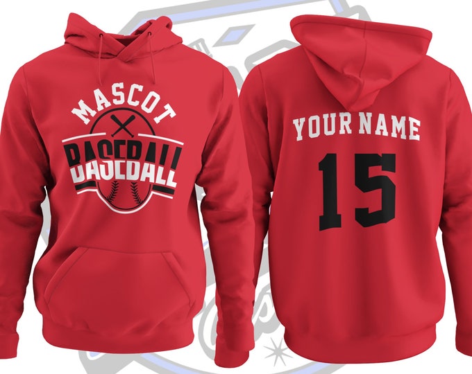 Custom Baseball Hoodie, Personalized Baseball Sweatshirt, Baseball Team ...