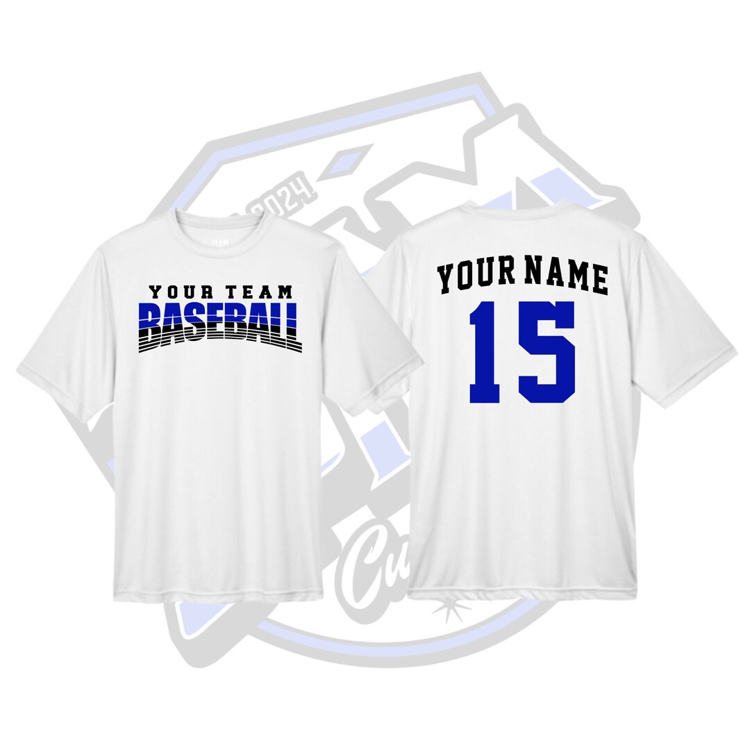 Custom Baseball Performance Shirt, Personalized Baseball Drifit Team ...