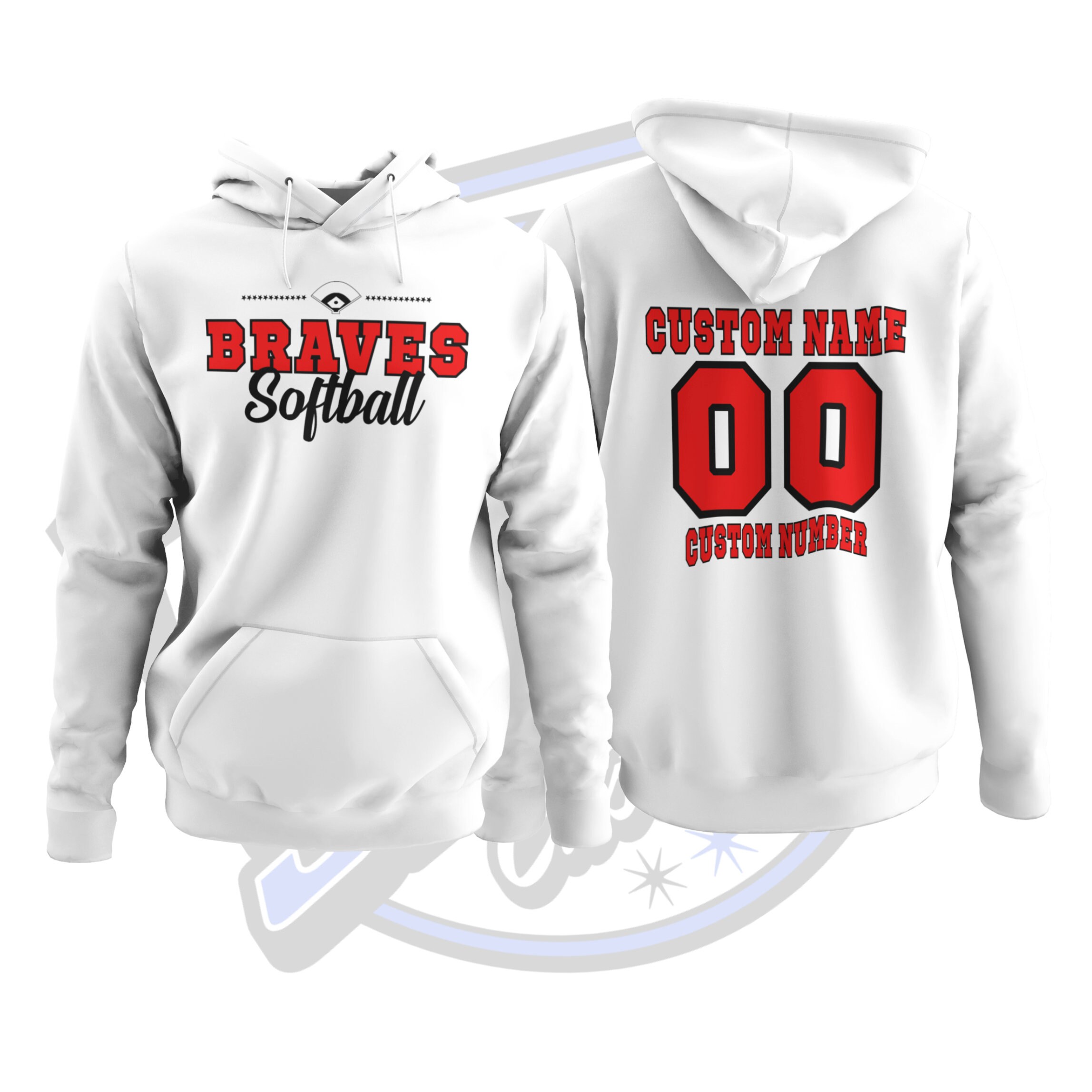 Custom Softball Performance Shirt Personalized Dri-fit Softball Team ...