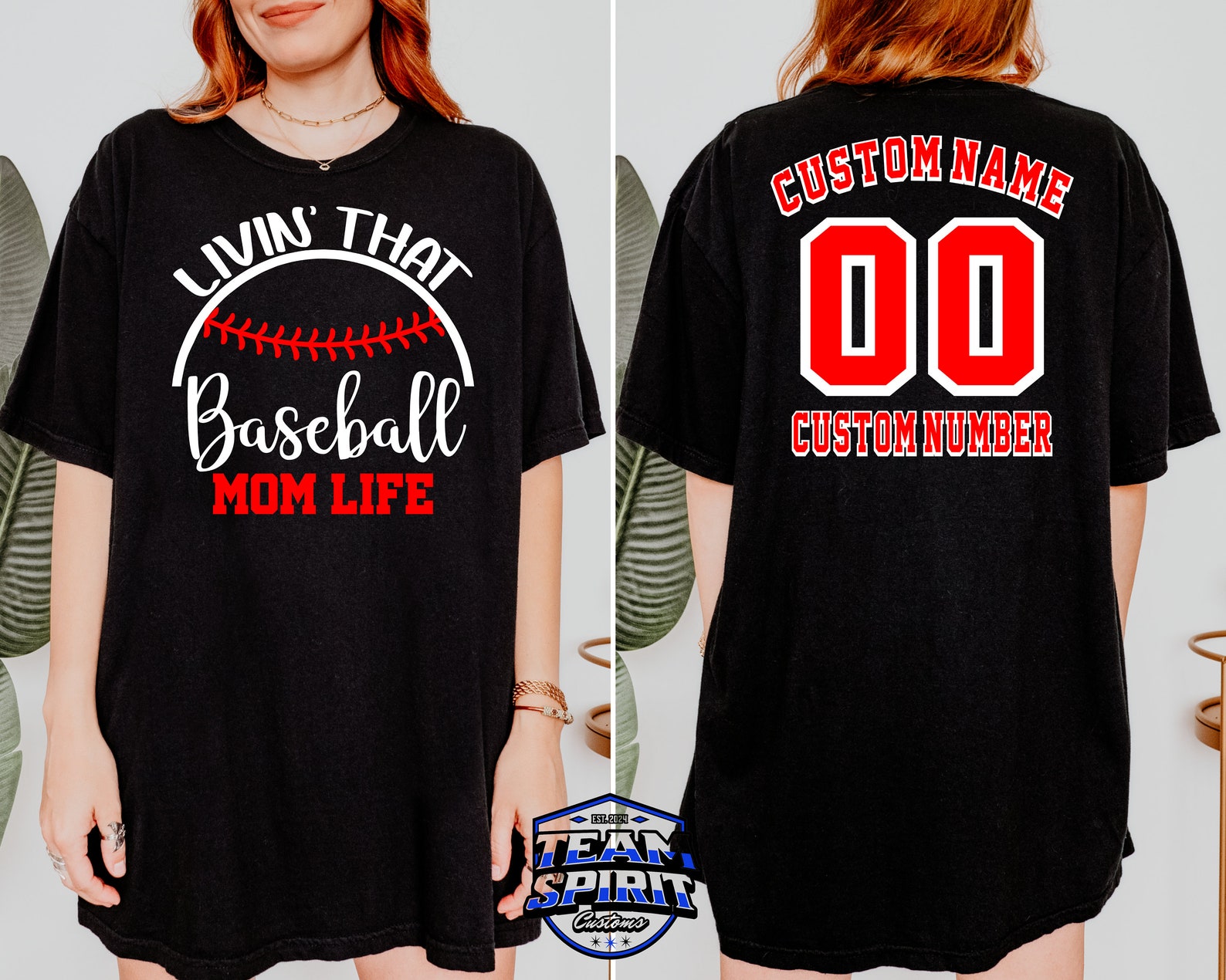 Comfort Colors Custom Baseball Mom Shirt Custom Baseball Shirt ...