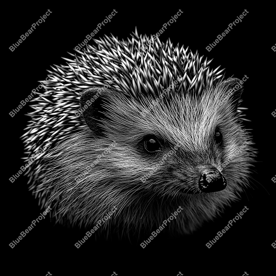 Hedgehog PNG, Digital File, Laser Engrave File, Slate Coaster, PNG for ...