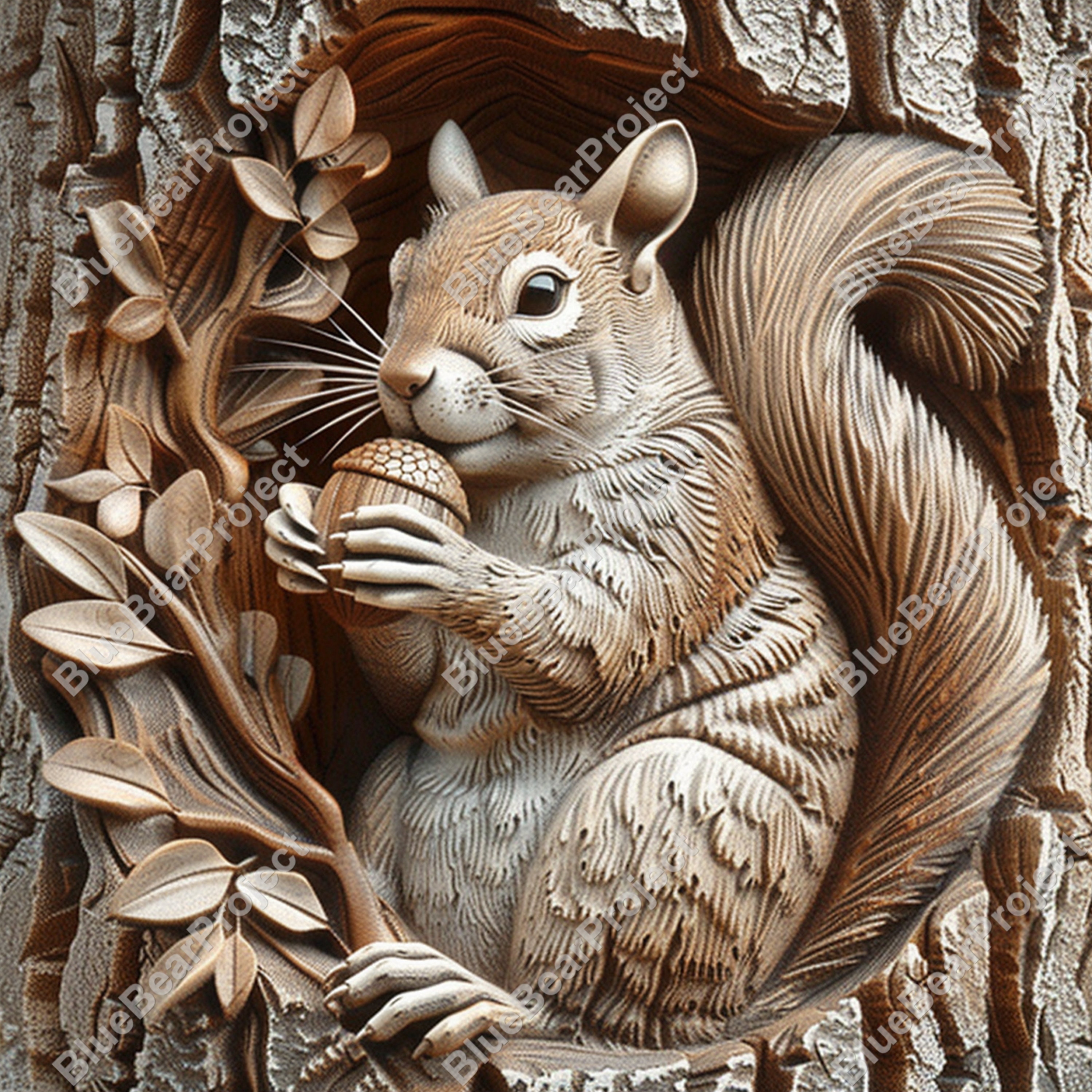 Squirrel Png, Laser Engrave, Burn PNG, File Ready for Engraving on Wood ...