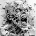 Zombie | Laser Engrave Burn PNG | PNG File Ready for Engraving on Wood ...