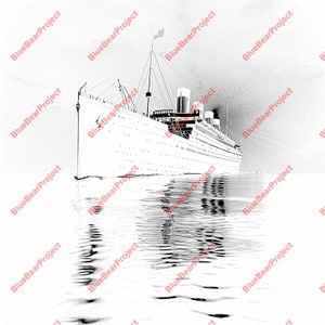 Titanic, PNG, Sea Adventure, Sea Rescue File Ready for Engraving on ...