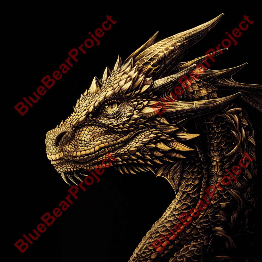 Dragon Head PNG, Laser Engrave File, Slate Coaster, PNG for Laser ...