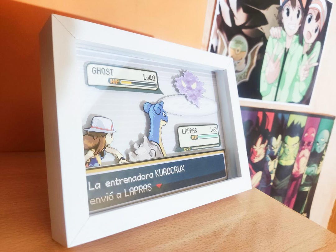 Custom Pokémon 3D Shadow Box With Layered Design / Video Game Diorama ...
