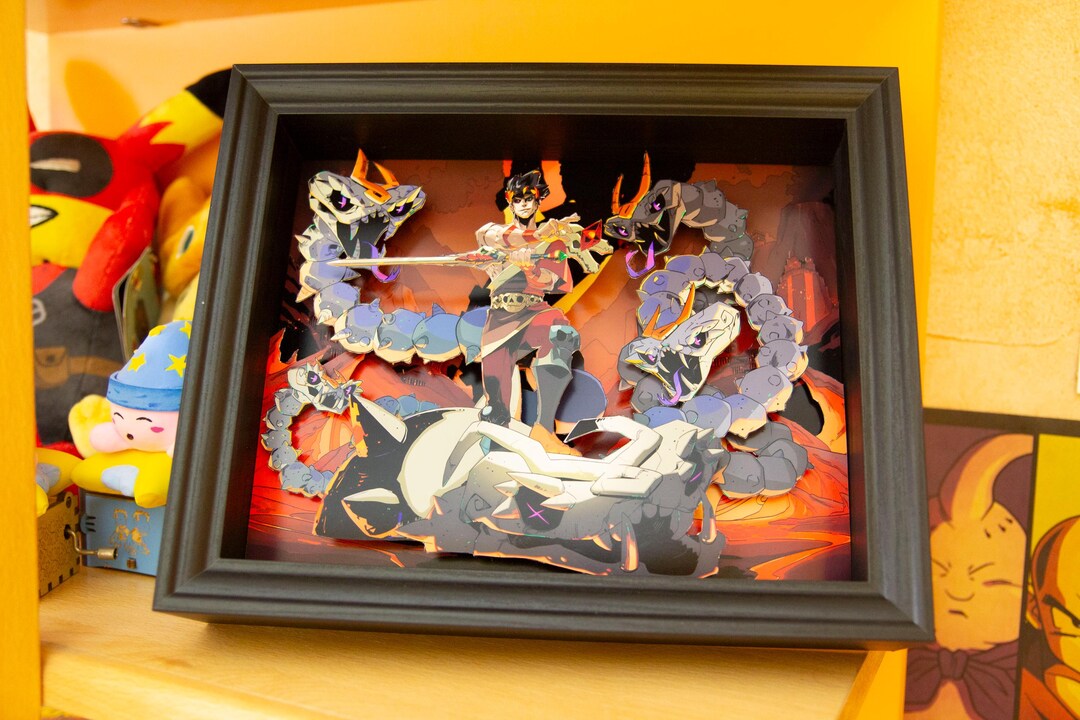 Hades Shadow Box 3D With Layered Design / Video Game Diorama Decoration ...