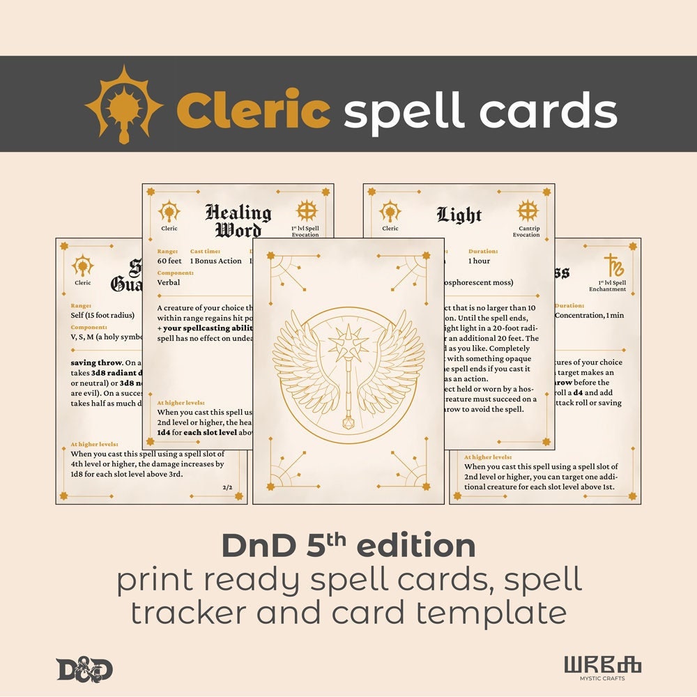 SPELL SLOT TRACKERS for All Classes for DnD 5e😀 Liberte sua ...