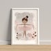 Ballerina Printable, Ballet Poster, Instant Download Print, Girls ...
