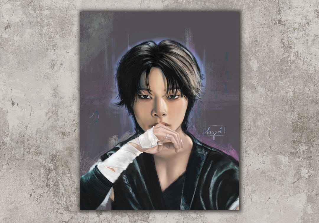 Stray Kids I.N Art Print, Skz Jeongin Giant Fanart, Kpop Wall Art, Gift ...