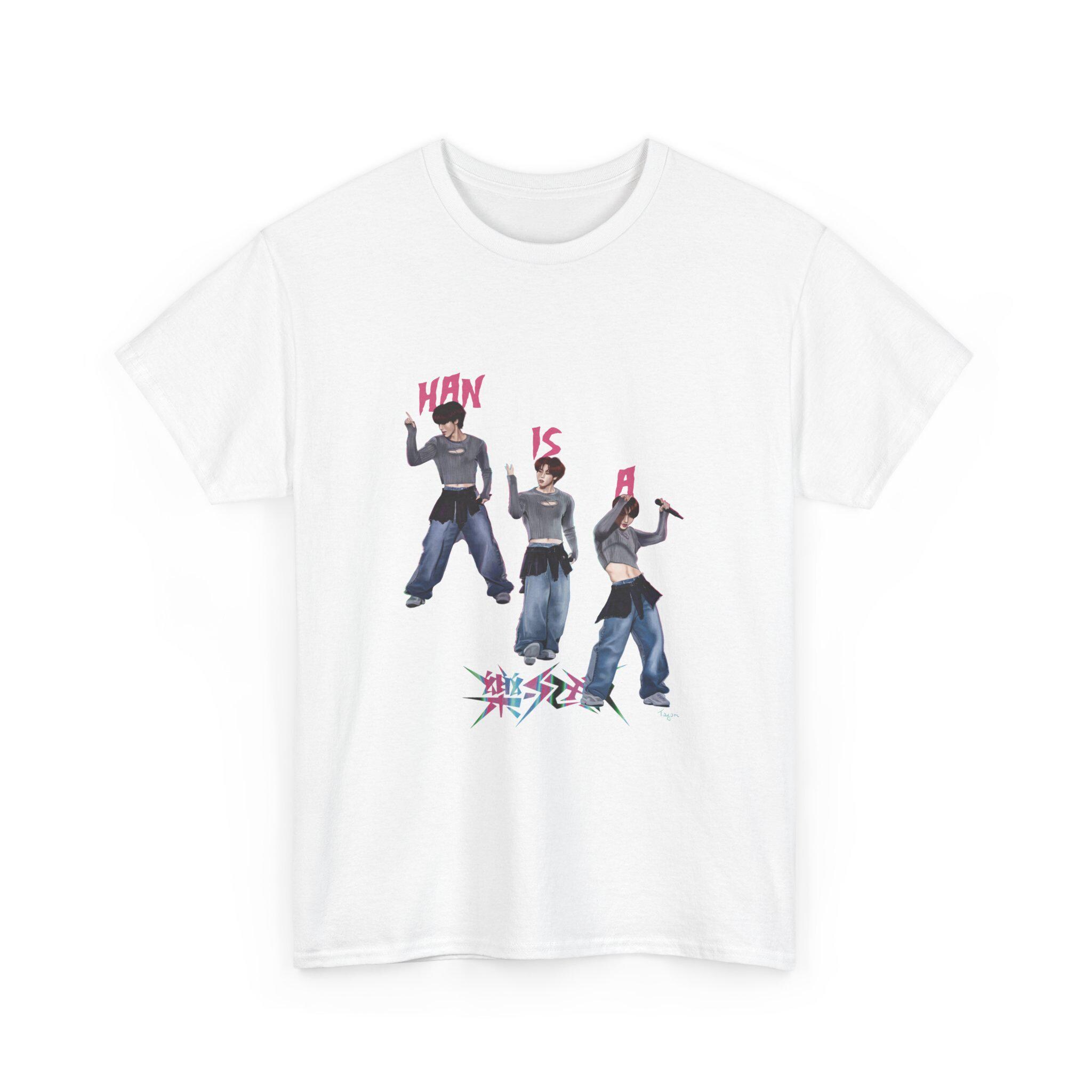 Stray Kids Han Jisung Shirt, Rock-star Era Stage Art Tee, Kpop Merch ...