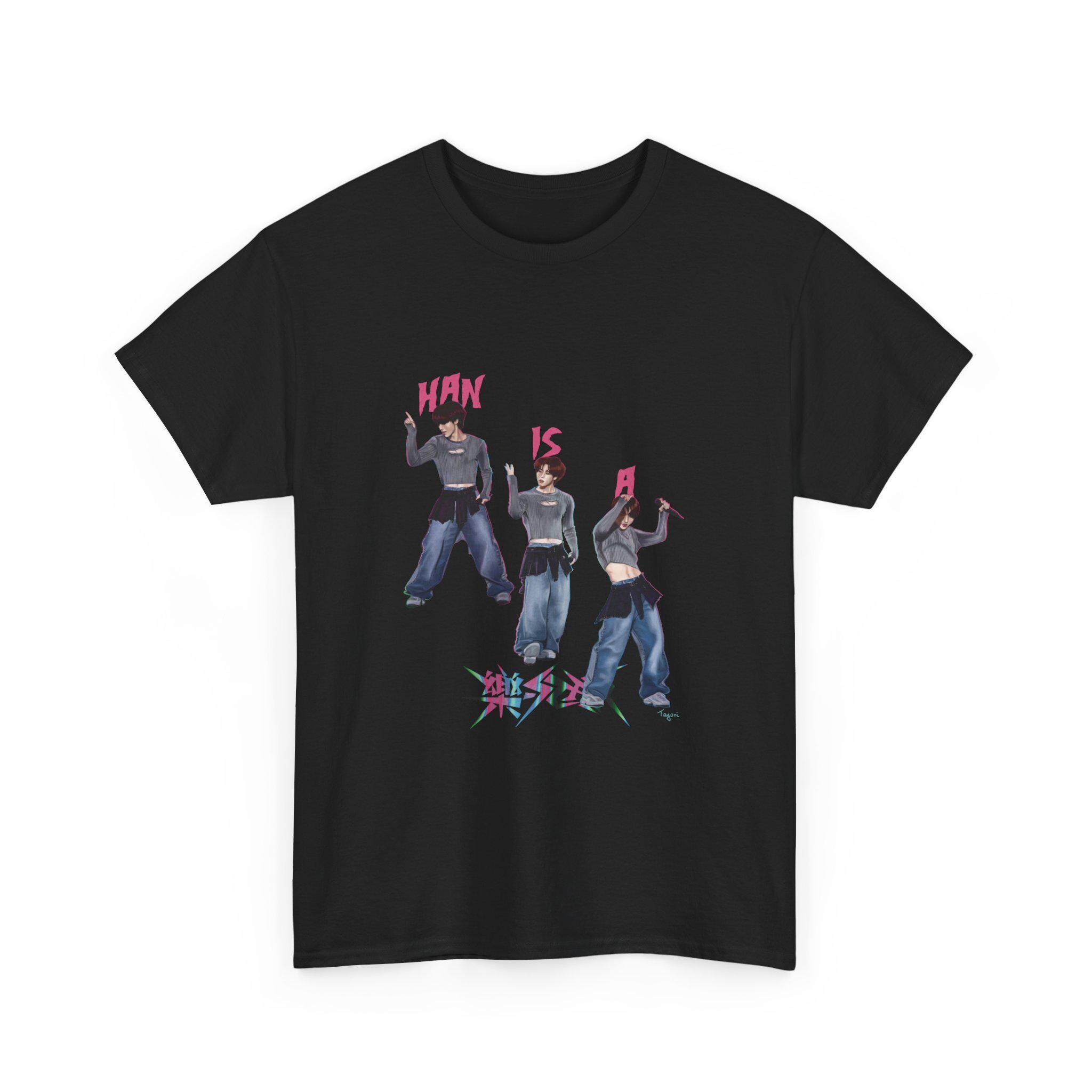 Stray Kids Han Jisung Shirt, Rock-star Era Stage Art Tee, Kpop Merch ...