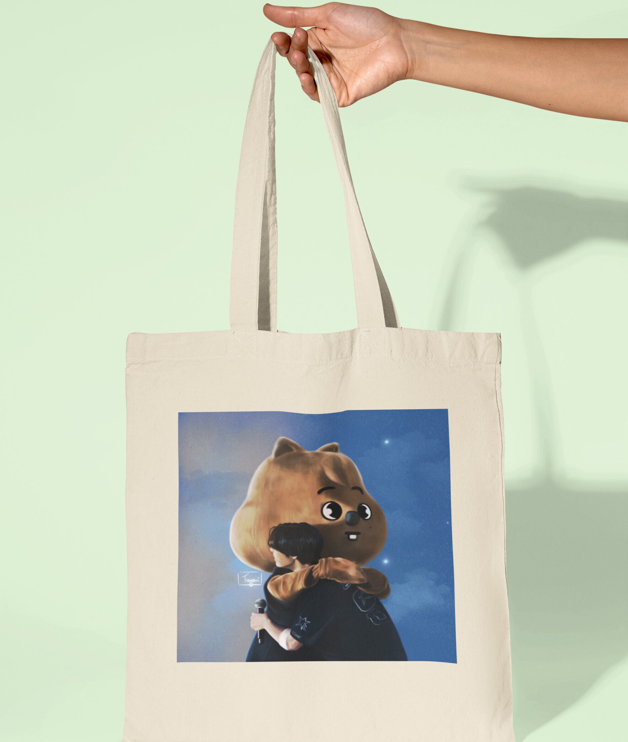 Quokka Fanart Stray Kids Merch Tote Bag Skzoo Han Jisung Kpop Merch for ...