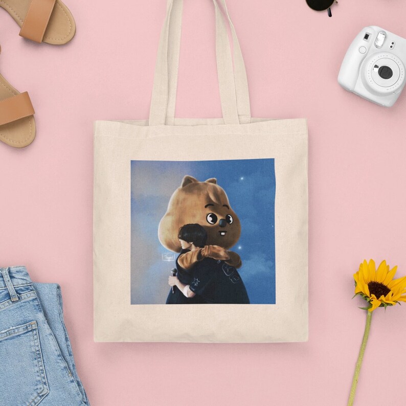 Quokka Fanart Stray Kids Merch Tote Bag Skzoo Han Jisung Kpop Merch for ...