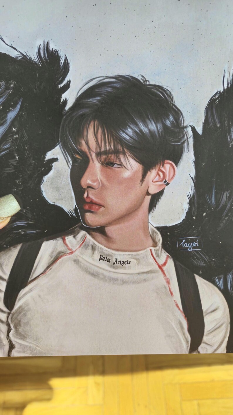 Zerobaseone Zhang Hao Fanart, ZB1 Hao Art Print, Kpop Photocard, Gift ...