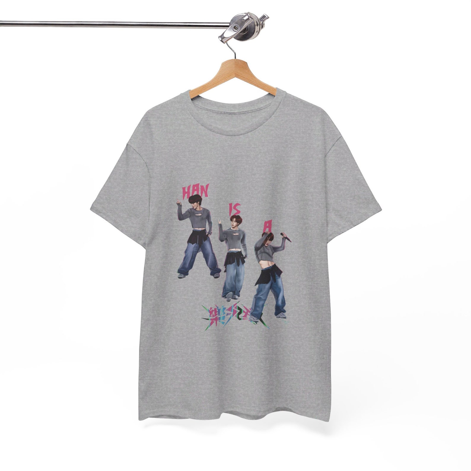 Stray Kids Han Jisung Shirt, Rock-star Era Stage Art Tee, Kpop Merch ...
